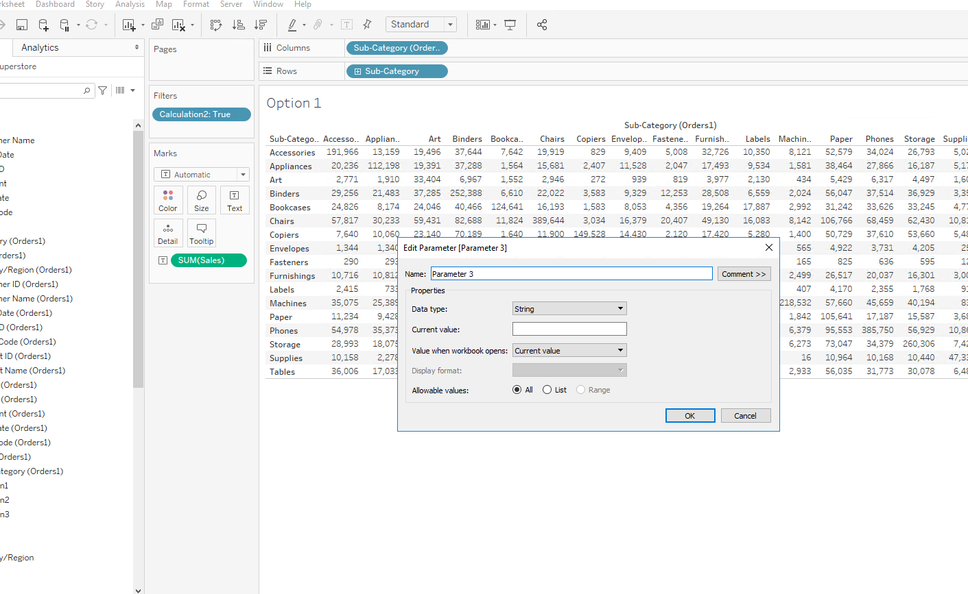 How To Apply A Common Filter In A Correlation Matrix Tableau Software
