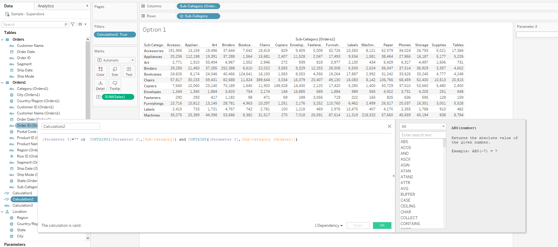 How To Apply A Common Filter In A Correlation Matrix Tableau Software