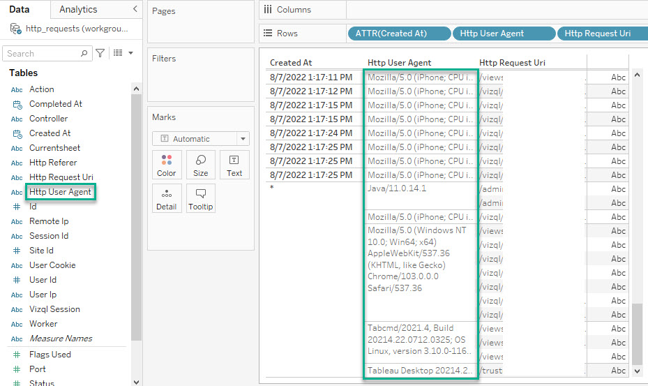 Identify Access Clients On Tableau Server Tableau Software