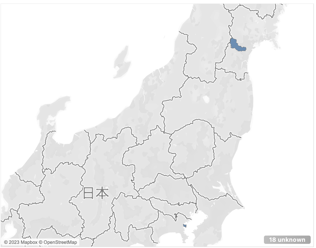 Cities Designated By Government Ordinance Of Japan Are Not Displayed Using Geographic Roles 
